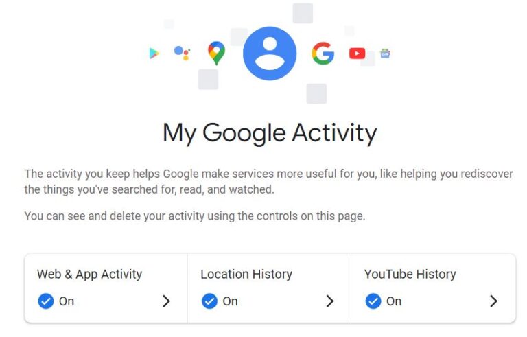 My Activity History